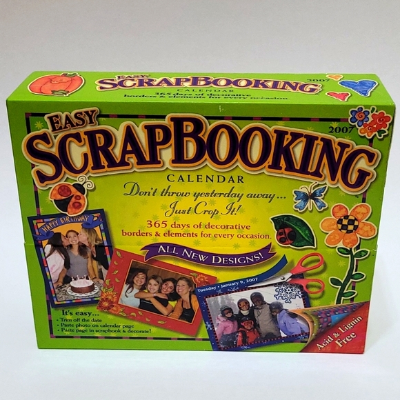 Other | 365 Sheets Scrapbooking Calendar | Poshmark